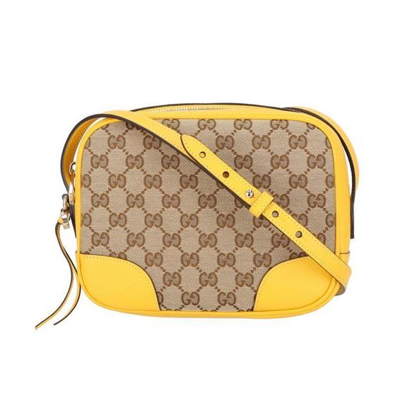 Gucci | Bags | Gucci Gg Canvas Shoulder Bag Yellow | Poshmark